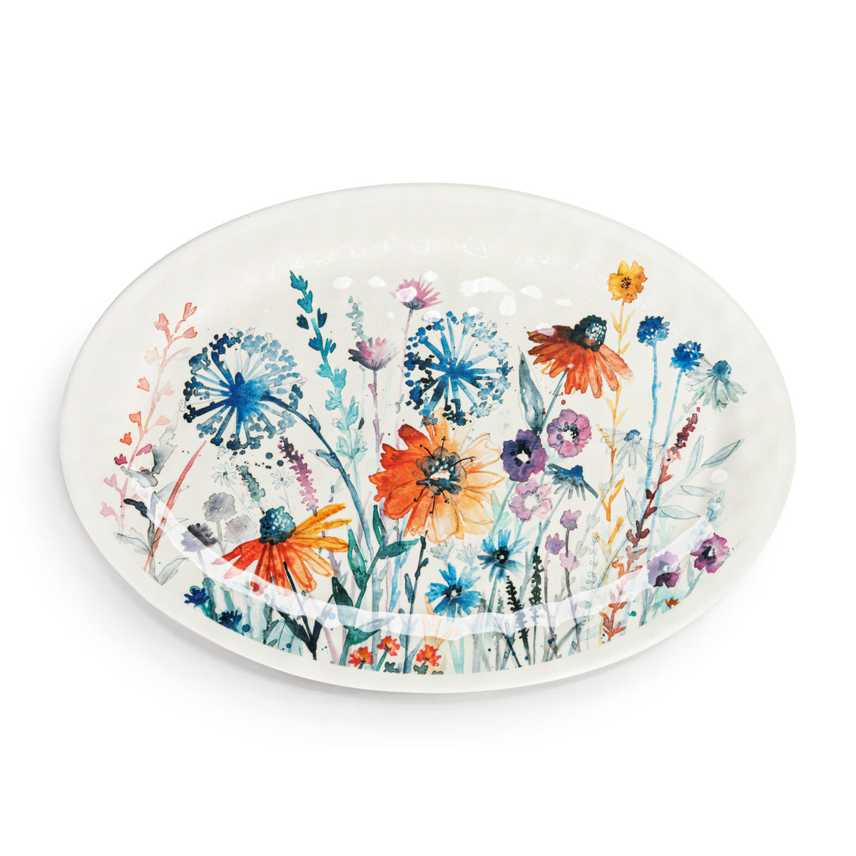 Meadow Flowers Large Melamine Oval Platter – Box, Incorporated